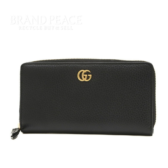 Gucci | Bags | Gucci Gg Marmont Zip Wallet Black Leather | Poshmark